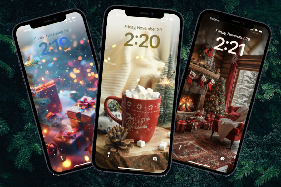 26 Festive and Free Christmas Wallpapers for Your iPhone - Hey Marday